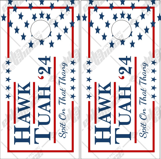 Hawk Toah Spit On that Thang UV Direct Print Cornhole Tops – Elite ...