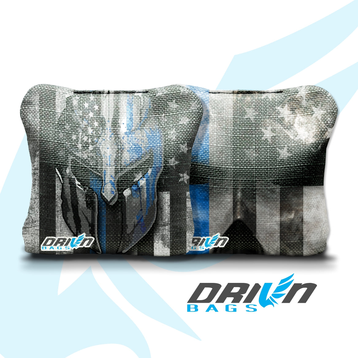 Police Flag Skull Spartan Stick & Slick Bags – Elite Choice Graphics