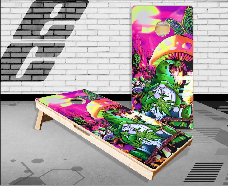 Weed Gnome Cornhole Boards – Elite Choice Graphics