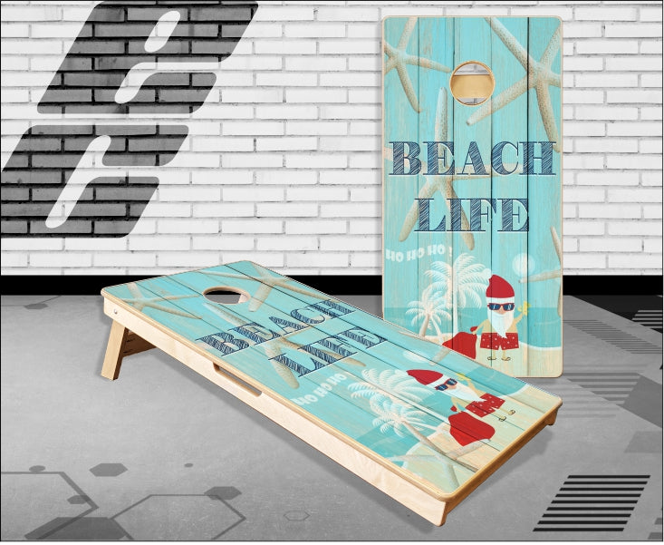 Beach Star Fish Santa Cornhole Boards – Elite Choice Graphics