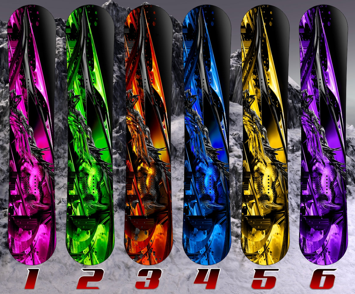 Dragon Snowboard Vinyl Wrap Graphic Decal Sticker – Elite Choice Graphics