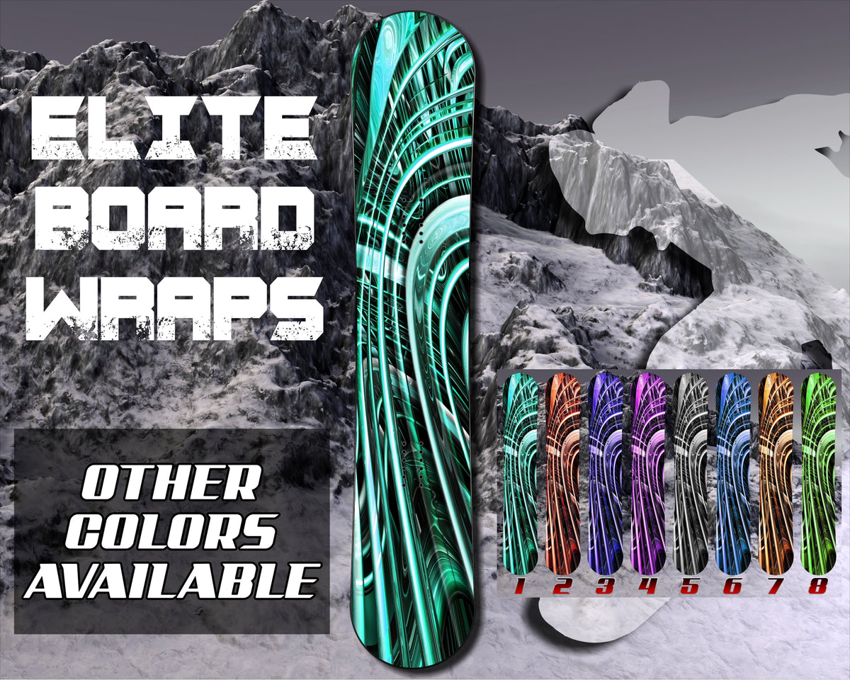 Molten Symphony Snowboard Vinyl Wrap Graphic Decal Sticker – Elite ...