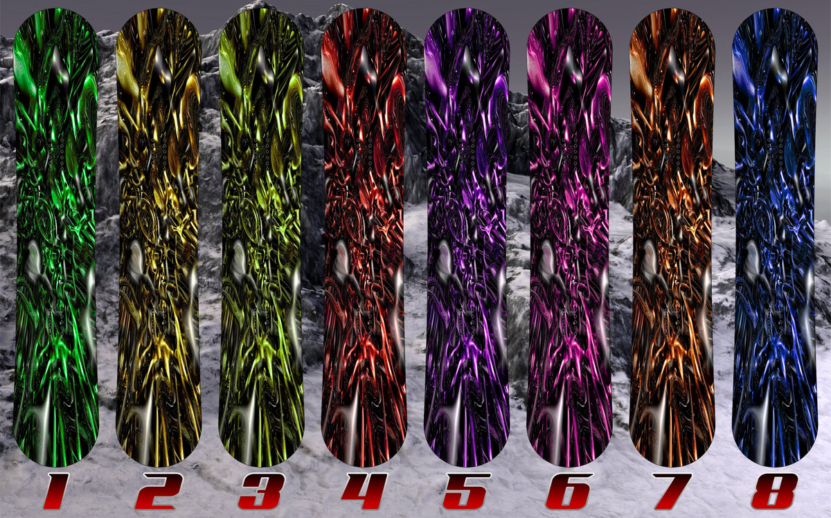 Plutonium Snowboard Vinyl Wrap Graphic Decal Sticker – Elite Choice ...
