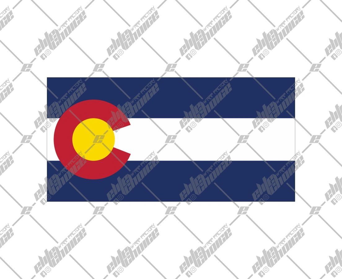 Colorado Flag SVG. EPS. PNG Instant Download File – Elite Choice Graphics