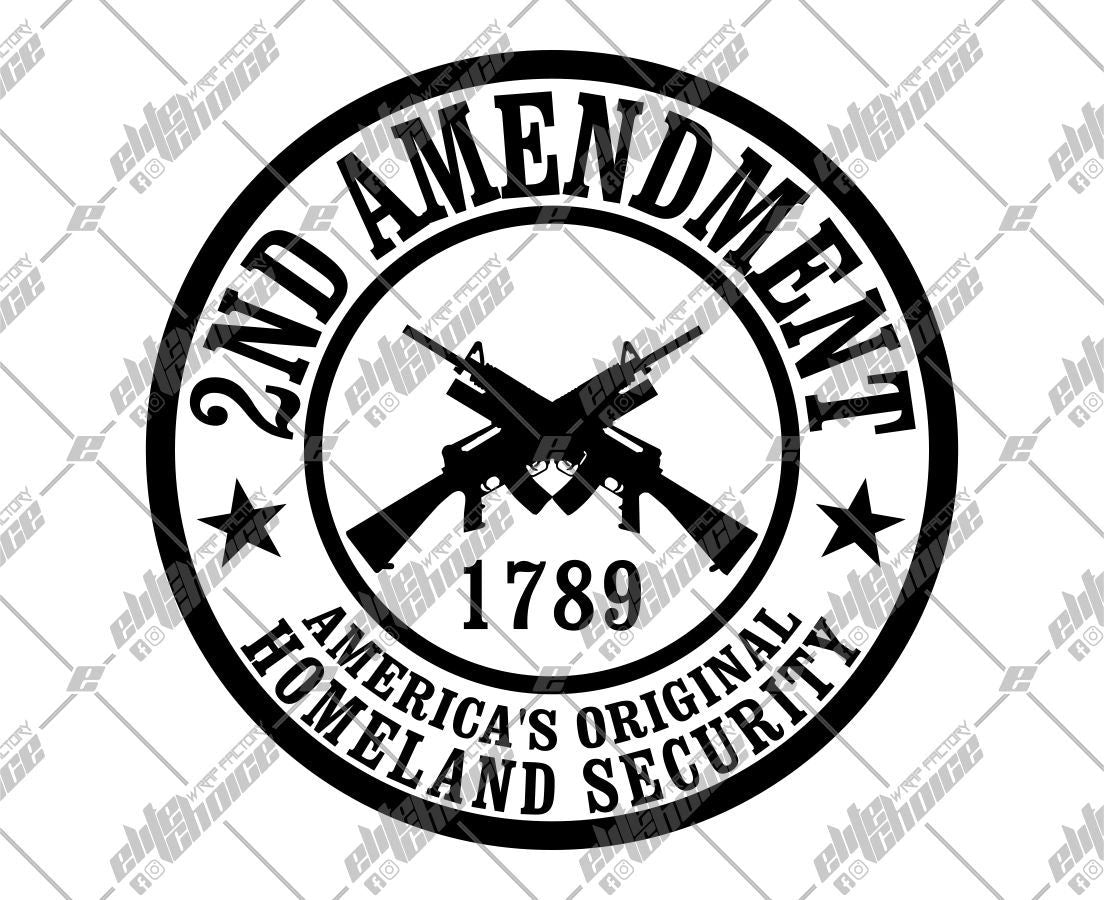 Second Amendment Gun Rights SVG. EPS. PNG Instant Download File – Elite ...